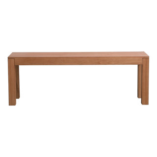 Elegant Decor AF110150CY 50 inch wooden bench in cherry - Transitional ...