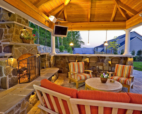 Best Rustic Timber Pavilion Design Ideas & Remodel Pictures | Houzz