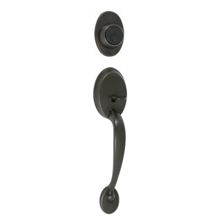 Callan Colton Single Cylinder Handleset in Satin Nickel finish ...