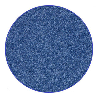 Shaw Carpet Kids Crossing Colbalt Vibe Area Rugs, Round, 9 ...