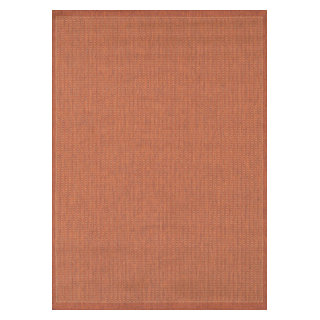 Couristan Recife Saddlestitch Terra Cotta-Natural Rug 8'6"x13 ...