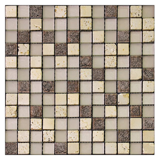 Alder Tile, 11.7x11.7" - Traditional - Mosaic Tile - by PARMA HOME | Houzz