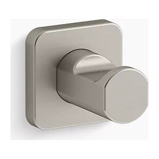 Kohler 23529-CP Parallel Single Robe Hook - Contemporary - Robe & Towel ...