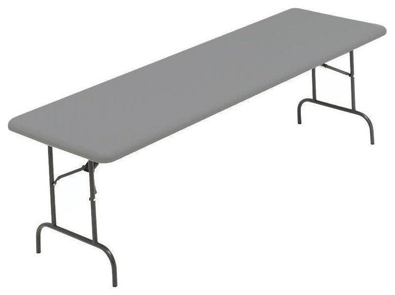 Iceberg Indestructable Too Commercial Grade Rectangular Folding Table, 30" - Contemporary ...