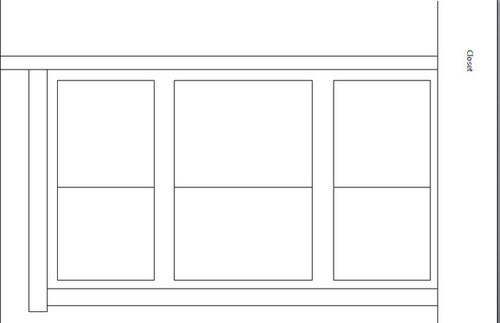 Treatment for uncentered window
