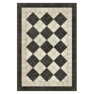 Pattern 65 Palatial 38x56 Vintage Vinyl Floorcloth - Contemporary ...