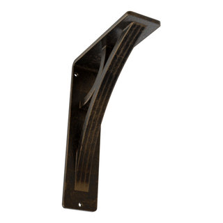 Galveston Wrought Iron Bracket, 2"Wx5 1/2"Dx8"H - Transitional ...