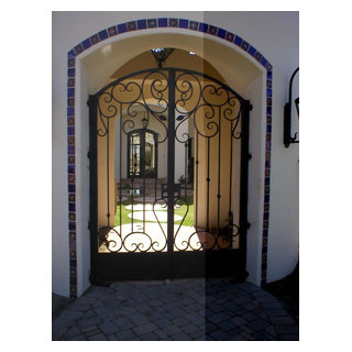 Entry Gates - Mediterranean - Entry - Santa Barbara - by Wrought Iron ...