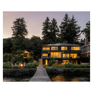 Seattle Lake + Boat House - Contemporary - Exterior - Seattle - by User ...