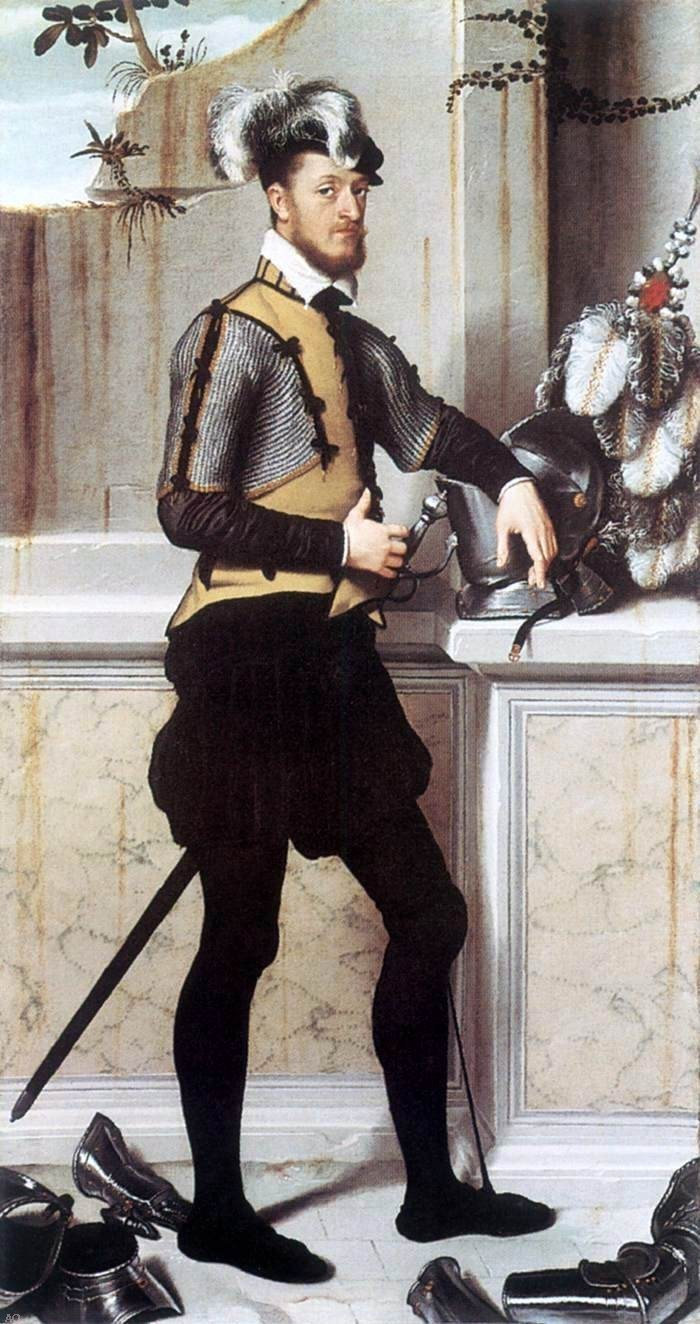Giovanni Battista Moroni Portrait of a Gentleman Wall Decal Print ...