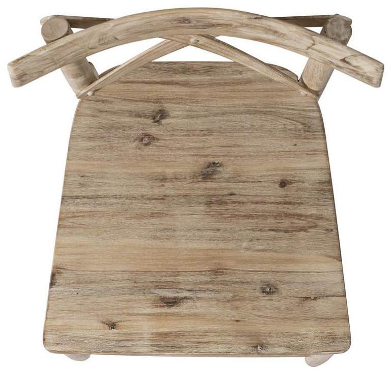 Transitional Style Keaton Bar Stool - Rustic - Bar Stools And Counter ...