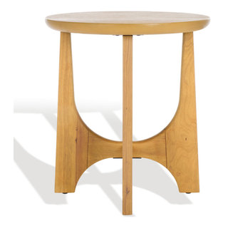 Safavieh Couture Sasha Wood Accent Table, Natural - Transitional - Side Tables And End Tables ...