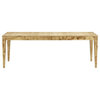 Brandyss Natural Burl Rectangular Dining Table - Rustic - Dining Tables - by TOV Furniture | Houzz