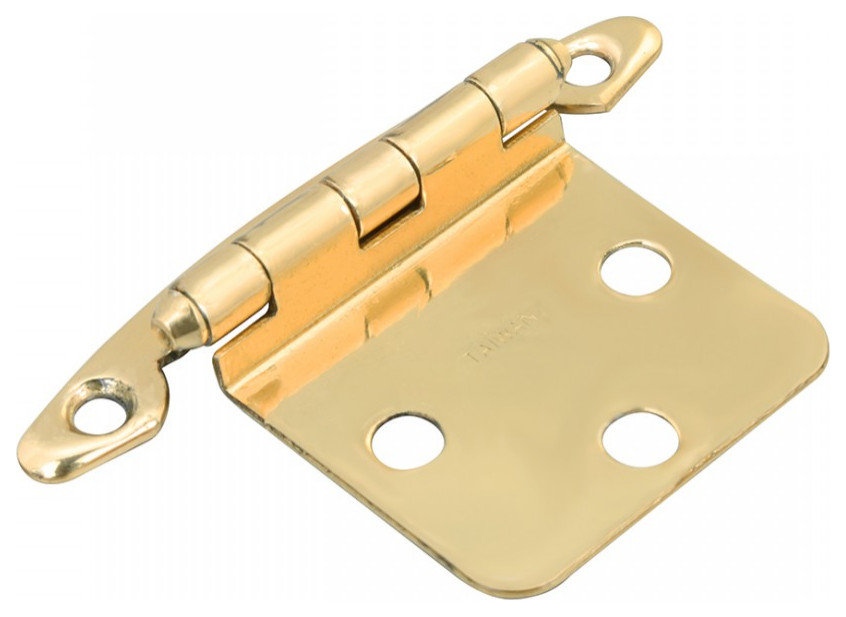 Cabinet Hinge Semi-concealed Solid Brass Cupboard Hinges Renovators ...