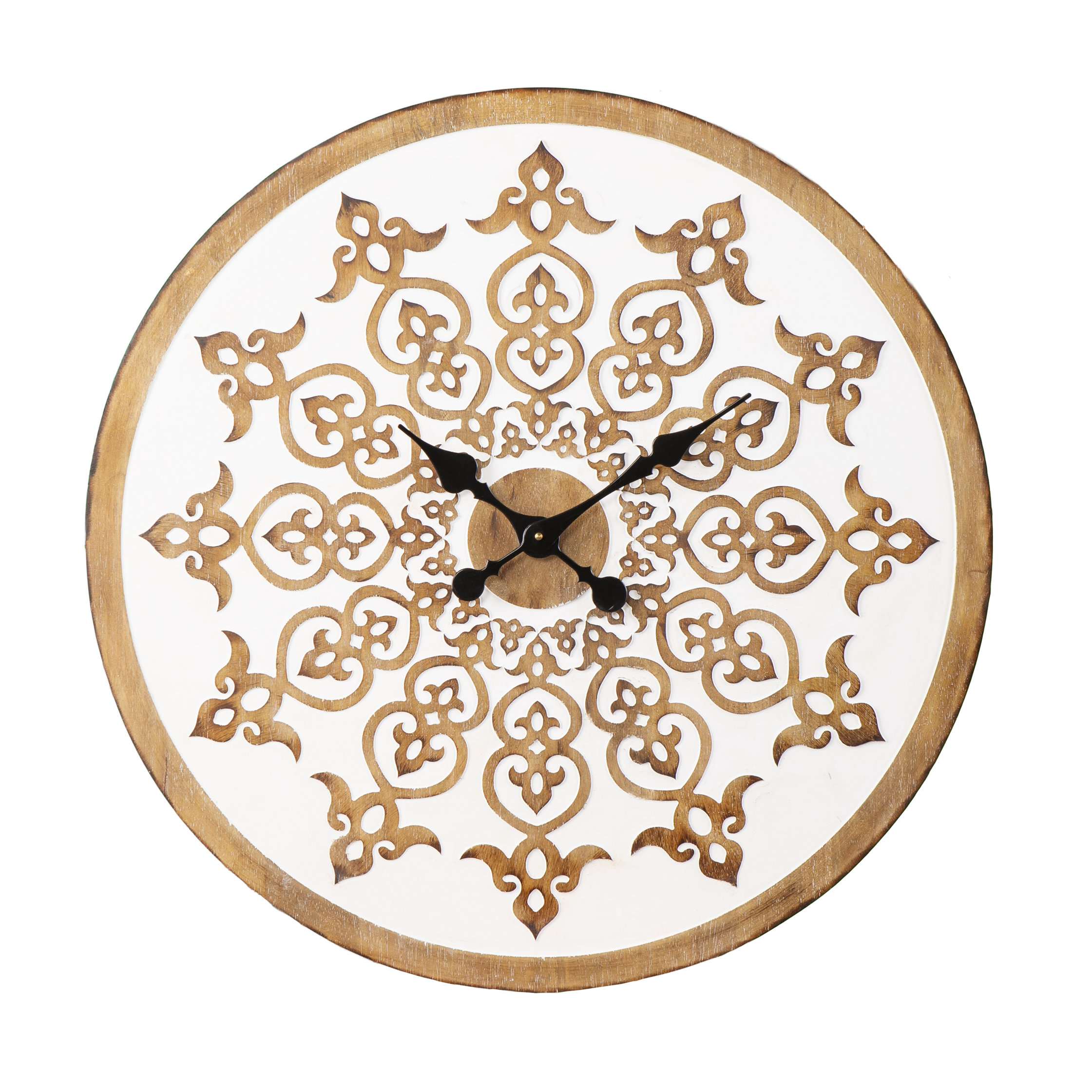 Crawley Round Wall Clock - Traditional - Wall Clocks - by SEI | Houzz