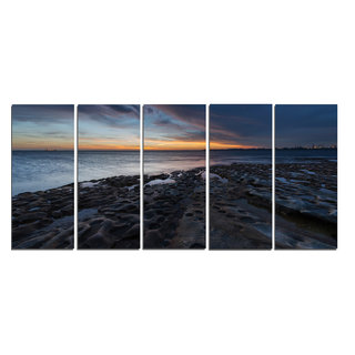 "La Perouse Beach Sydney" Glossy Metal Wall Art, 60"x28" - Beach Style ...