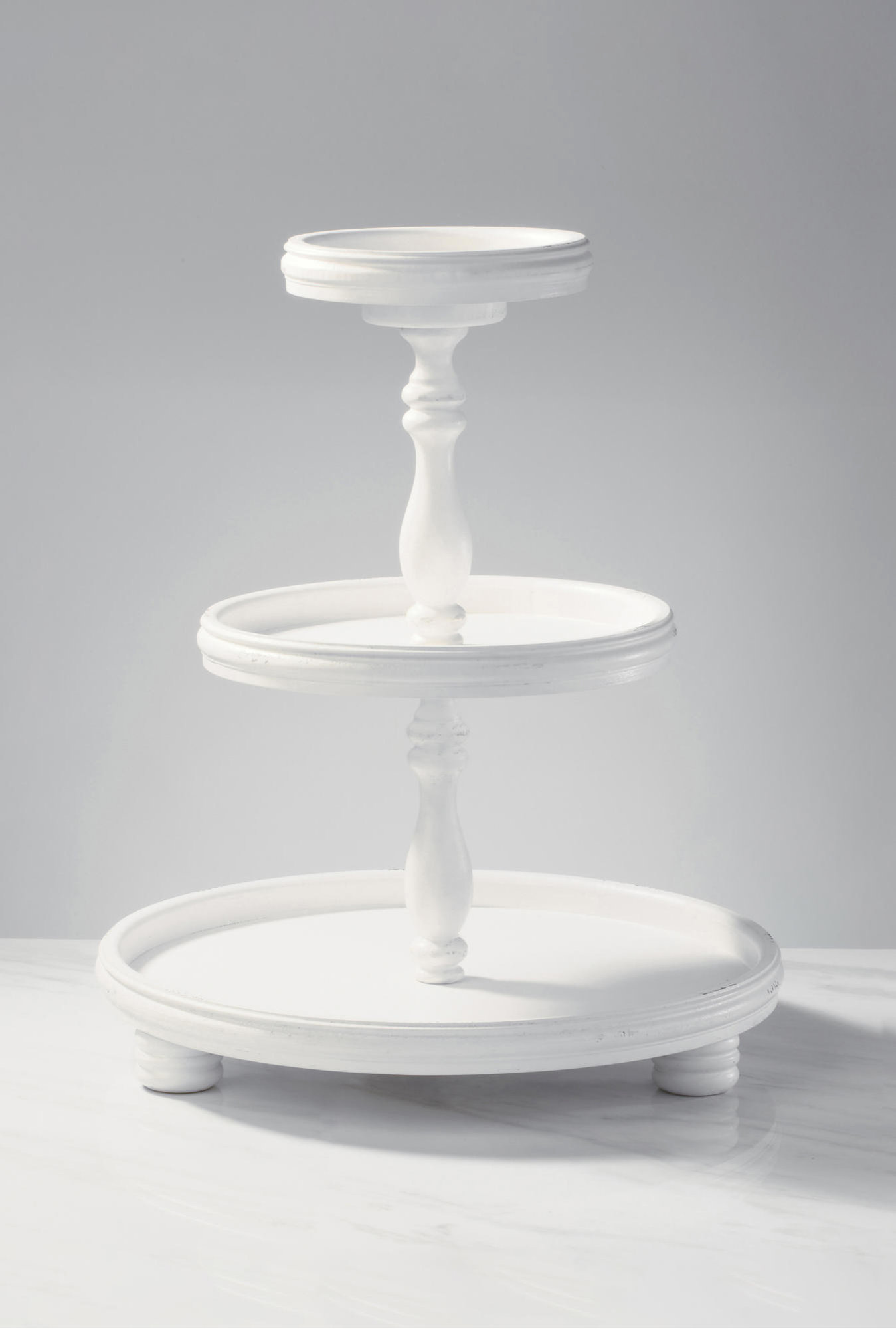 3 Tier Wooden Display Stand - Traditional - Dessert And Cake Stands ...