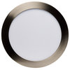Blink - 25W- 13" Surface Mount LED - 3000K- Round Shape - Brushed ...