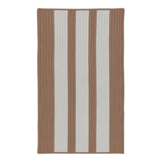 Everglades Vertical Stripe Rug, Mocha 2'x4' - Farmhouse - Area Rugs ...