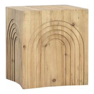 Mod Rainbow Wood Block Side Table - Transitional - Side Tables And End Tables - by Design Mix ...
