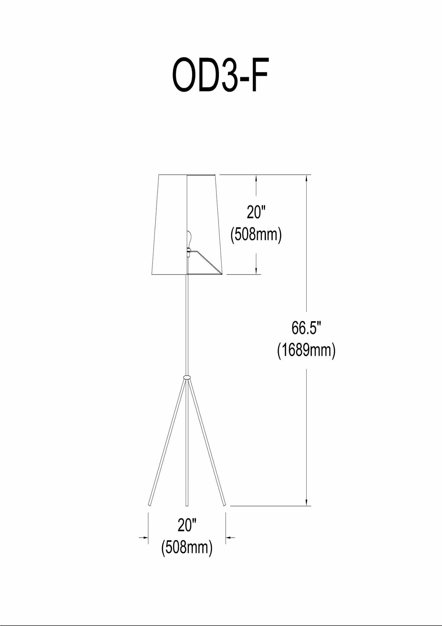 1 Light 3 Leg Matte Black Drum Floor Fixture w/JTone White Shade ...