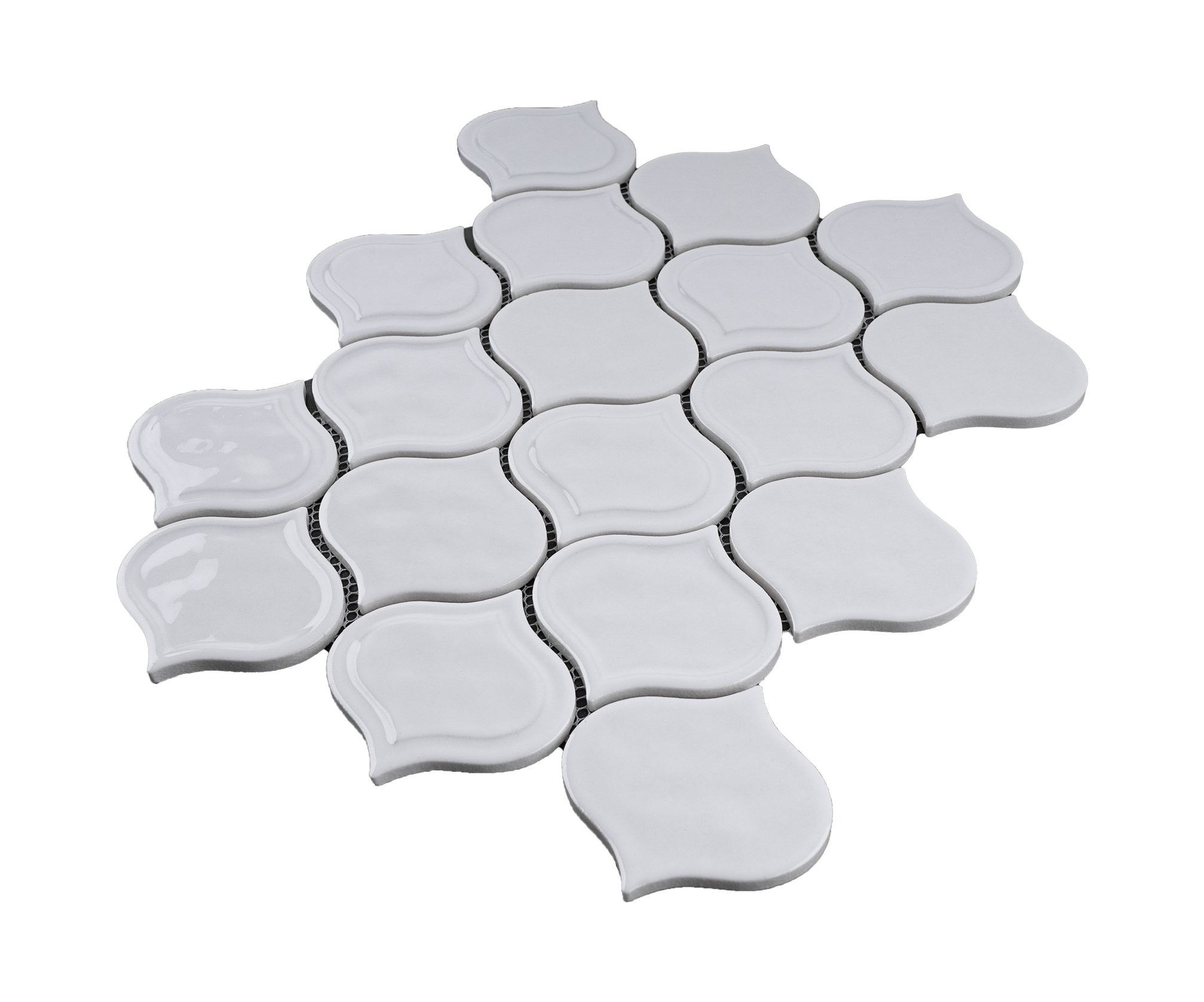 TRECCG 3X3 Grid Recycle Glass Mosaic - Mediterranean - Wall And Floor ...
