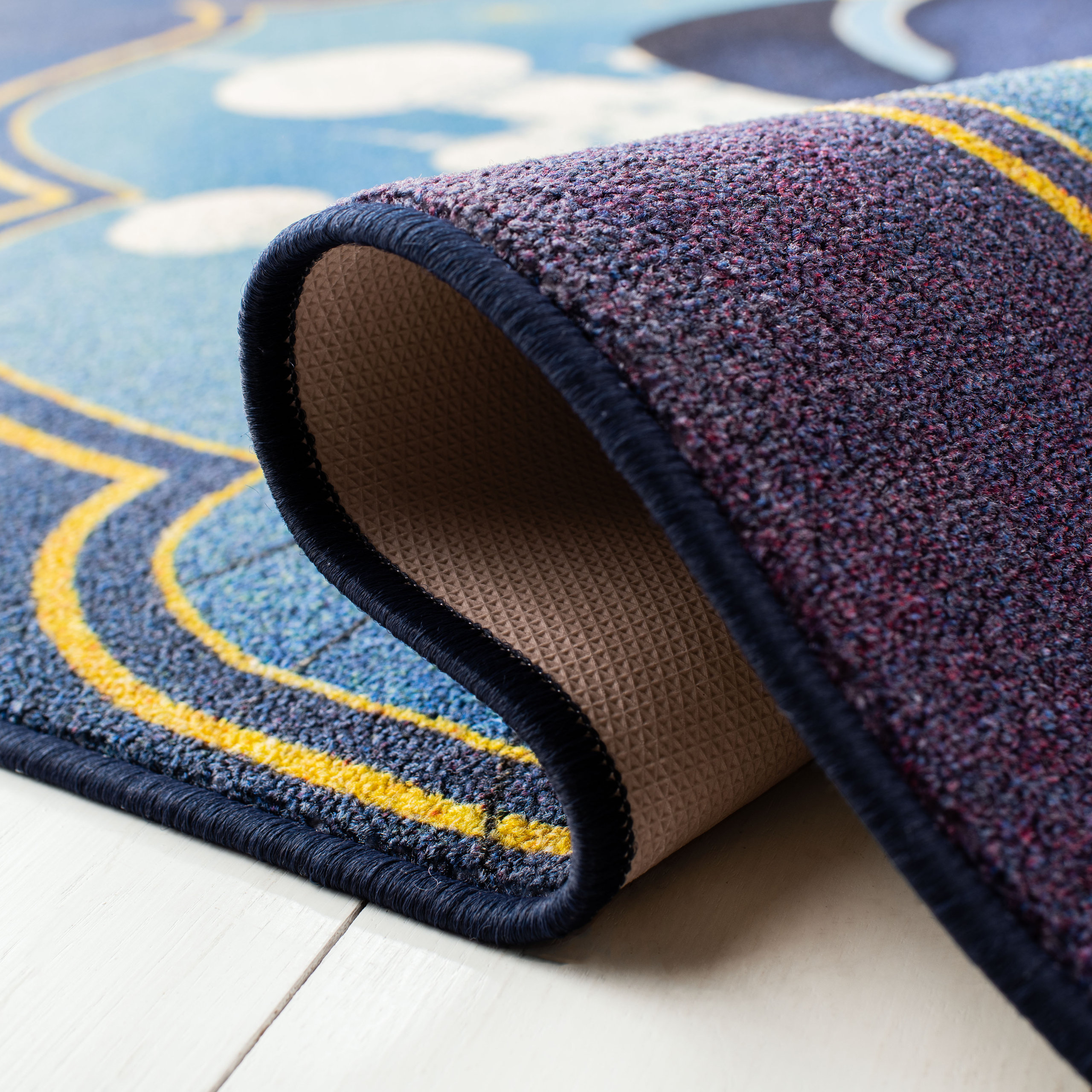 Safavieh Disney Rugs Dsn534N Kids Rug, Blue and Turquoise, 5'0"x7'0 ...