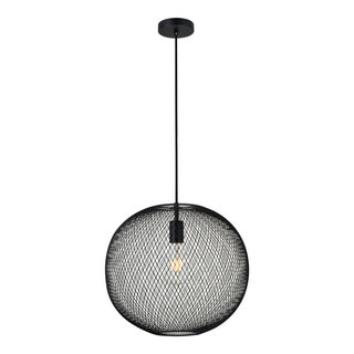 Elegant Keller 1-Light Black Pendant - Industrial - Pendant Lighting ...