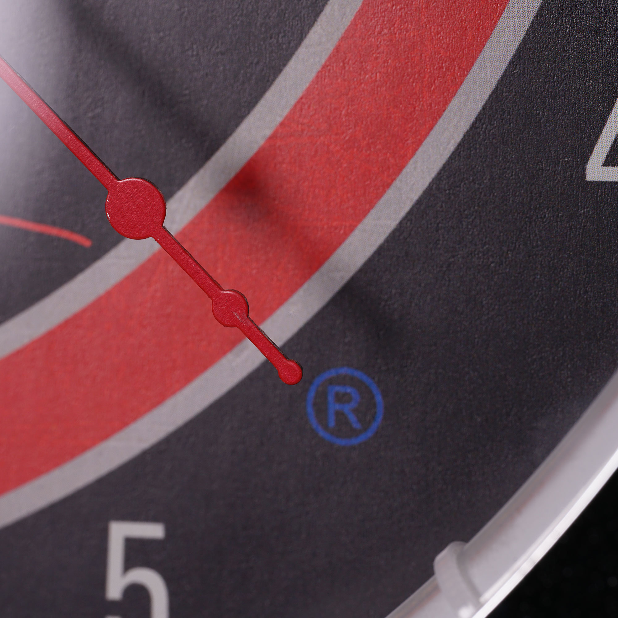 Shelby Retro Round Neon Wall Analog Clock with Pull Chain - 14.5 ...