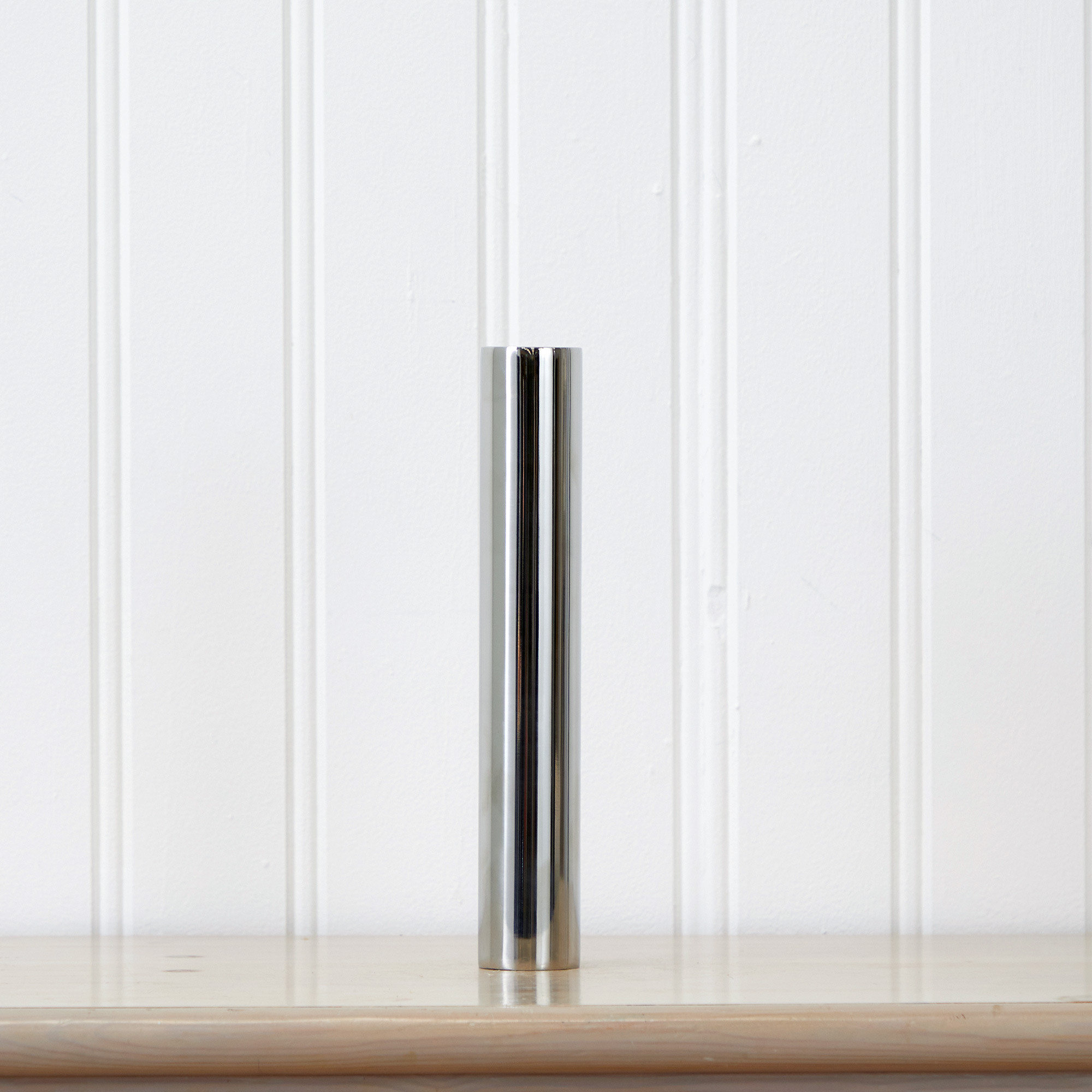 12in. Cylinder Chrome Vase - Contemporary - Vases - by Nearly Natural ...