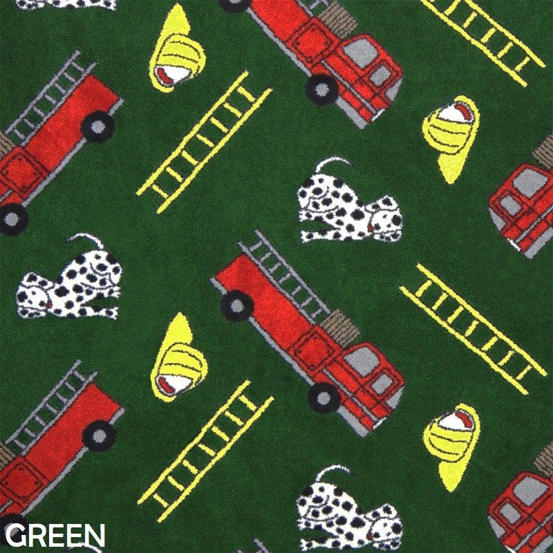 Hook and Ladder Area Rug, Nylon Stainmaster Carpet, 5'x7 ...