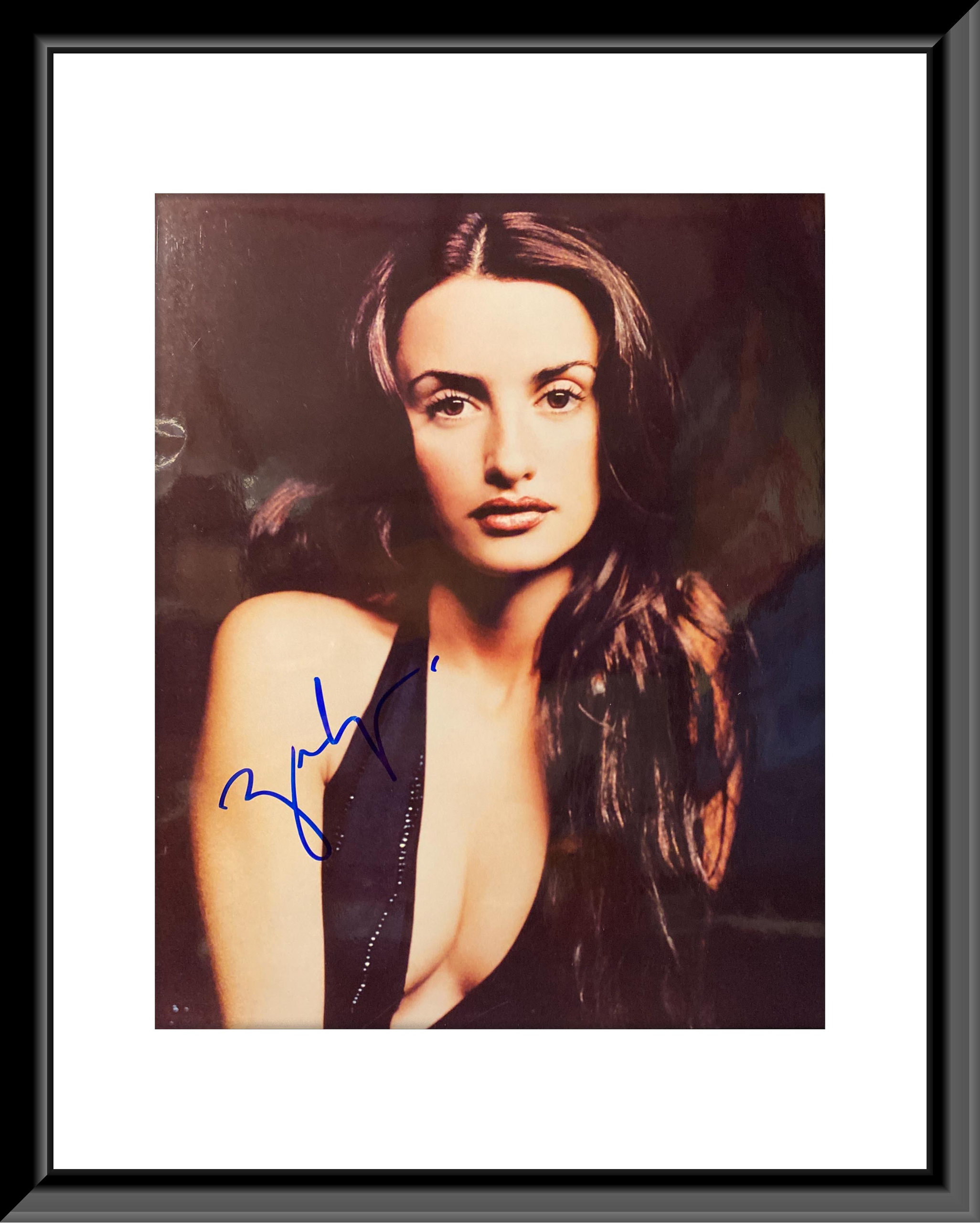 Pen_lope Cruz signed photo, 11x14 inches - Contemporary - Photographs - by Dream On Ventures | Houzz