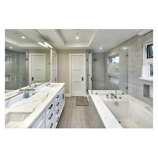 Los Altos Modern Prairie II - Transitional - Bathroom - San Francisco ...