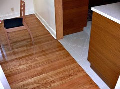 how to separate two different floors in an open floor plan.