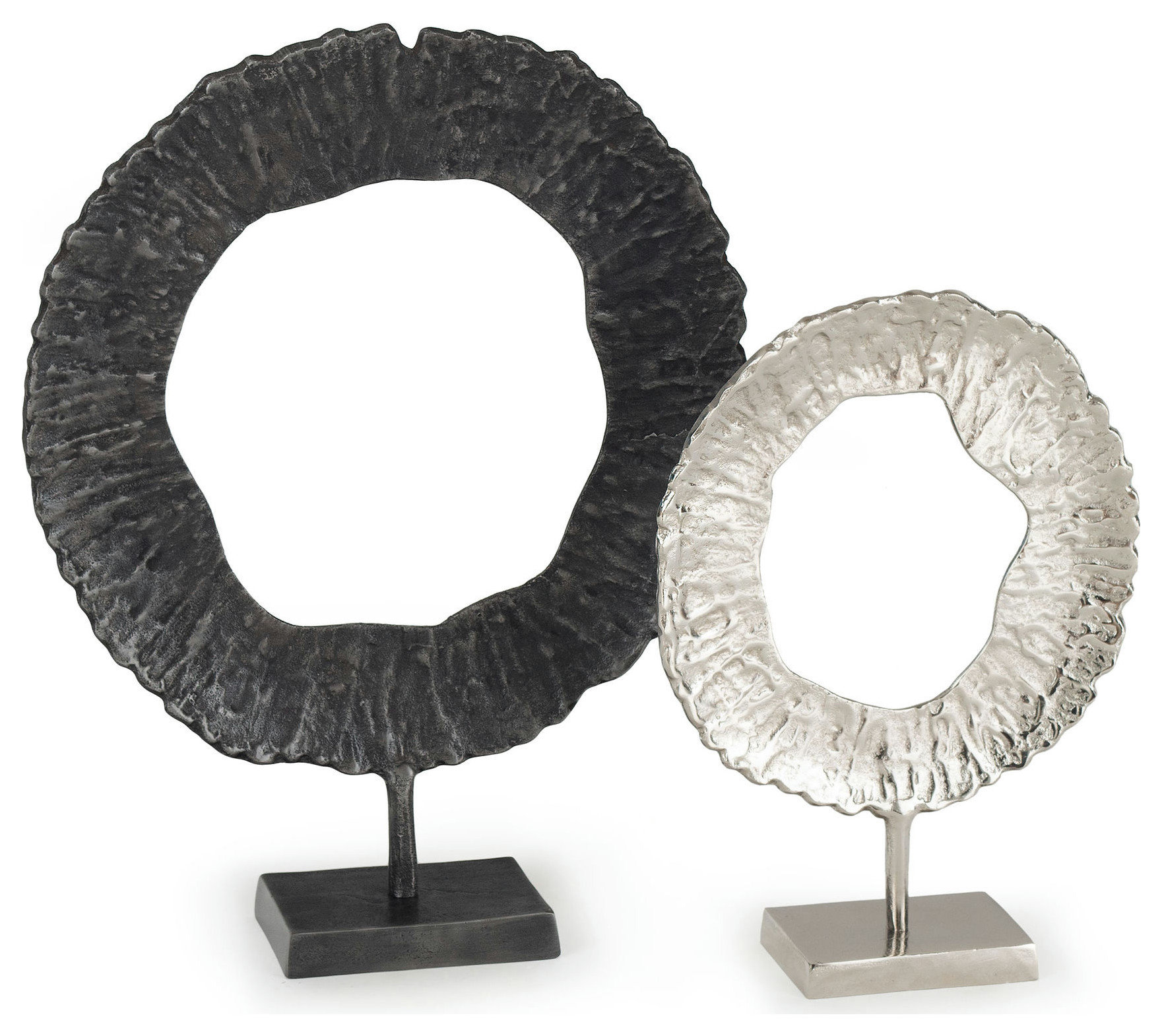 Roan Small Nickel Metal Decorative Accessory - Contemporary ...