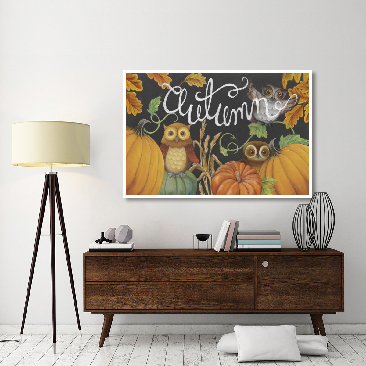 "Harvest Owl II" Digital Paper Print by Mary Urban, 20"x14", 40"x60 ...