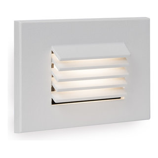 LED Horizontal Louvered Step and Wall-Light 277V Amber, White ...