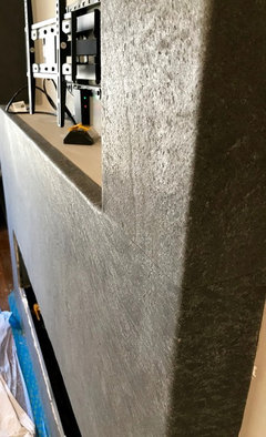 Designing a curved fireplace