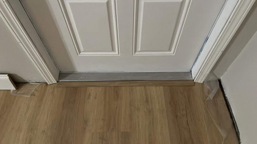 LVP transitions at exterior doors