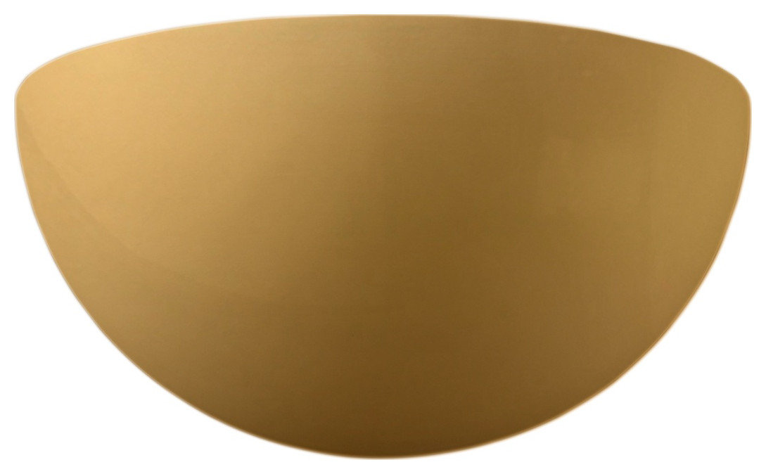 Ambiance Really Big Quarter Sphere Wall Sconce, Muted Yellow ...