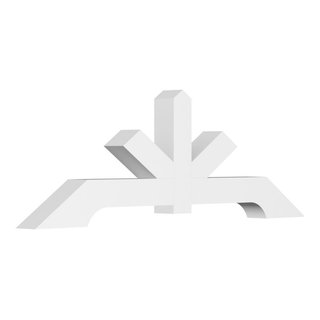 Vanguard Architectural Grade PVC Gable Bracket, 60"Wx20"H (8/12 Pitch ...