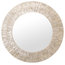 Round Capiz Seashell Sunray Wall Mirror - Beach Style - Wall Mirrors ...