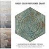 Zinc Hex Decor Porcelain Floor and Wall Tile Sample - Farmhouse - Tile ...