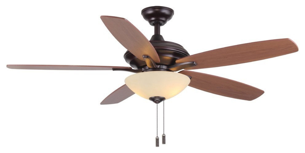 Wind River Modelo 52" Ceiling Fan WR1426OB - Oiled Bronze - Traditional ...