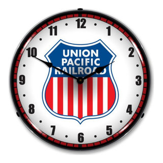 710126 Union Pacific Railroad Clock - Contemporary - Wall Clocks - by ...