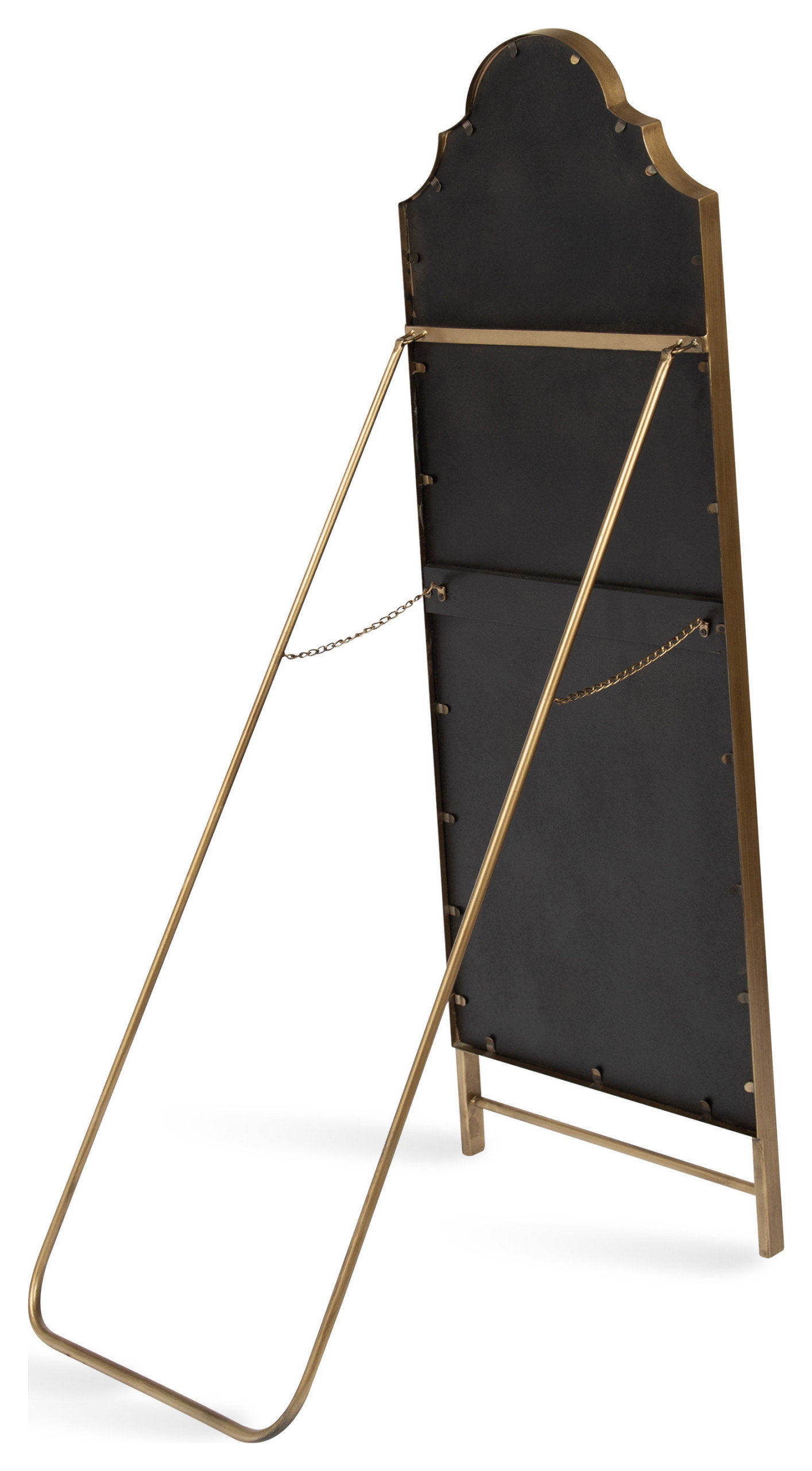 Abrook Full Length Framed Floor Mirror, Gold, 18x58, 18x58 ...