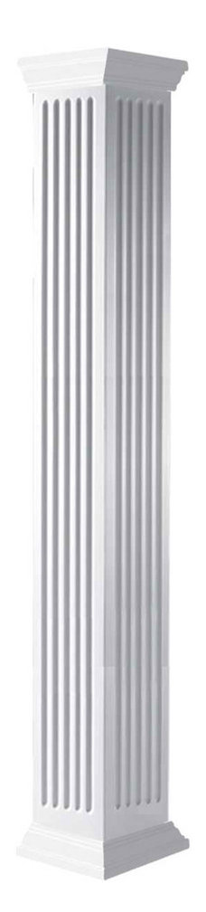 Endura-Craft Craftsman Classic, Square Non-Tapered, Fluted Column, 6 ...