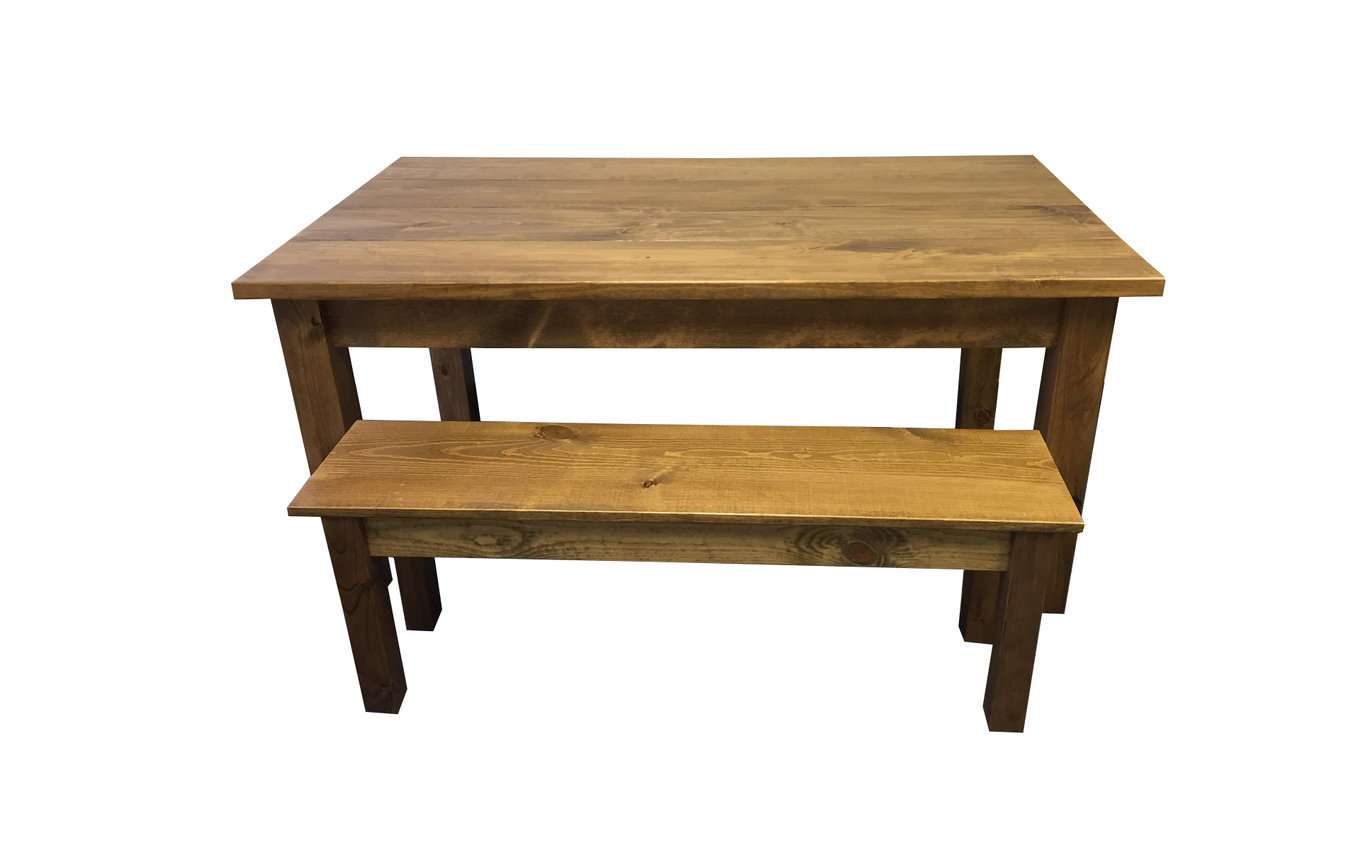 Vermont Farm Table, 66" - Farmhouse - Dining Tables - by Ezekiel ...