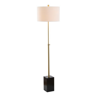 Lafayette Adjustable Height LED Floor Lamp, 16 x 16 x 65 - Transitional ...