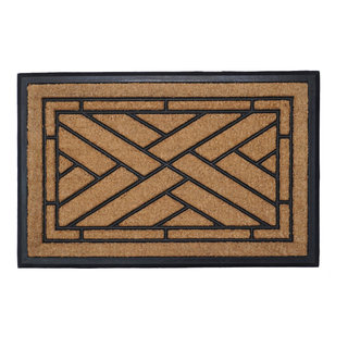 Geometric Doormat - Contemporary - Doormats - by Home & More | Houzz
